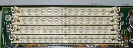 Ingeniería Systems: Ranuras de memoria