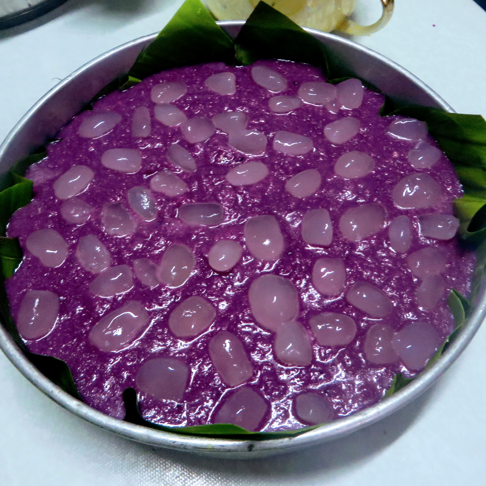LUWEEH KITCHEN : Ube Cassava Cake Recipe (Steamed)