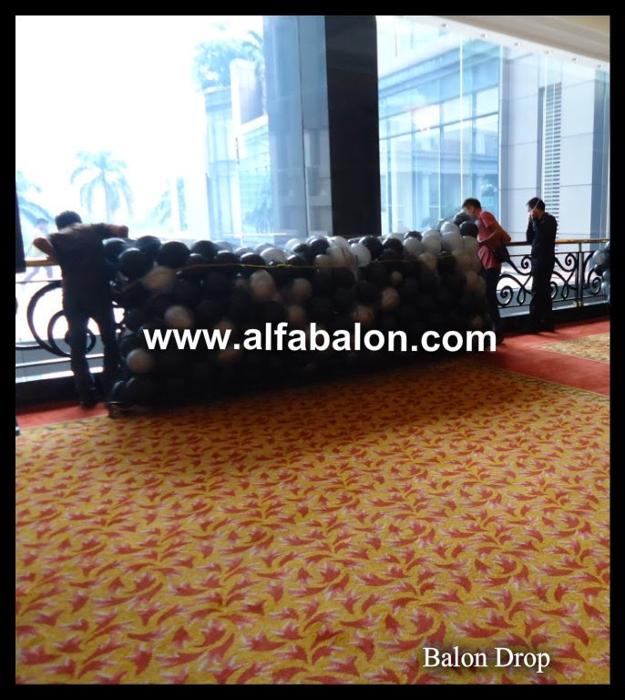 JASA PEMASANGAN BALON DROP - BALON FOIL