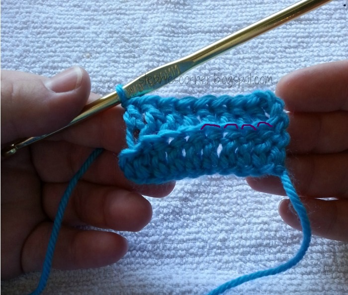 Stephie's Corner: crochet 101 :: crochet in the back loop