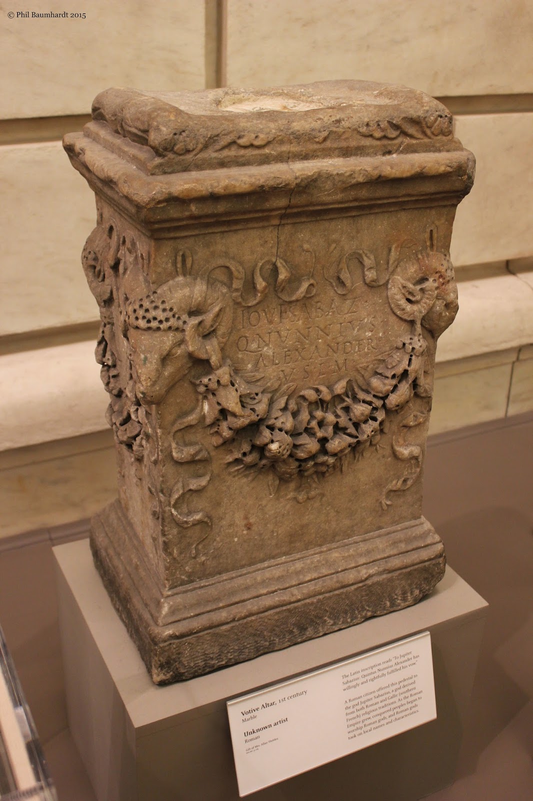 Blackheart Forge: Roman Votive Altar to Saturn