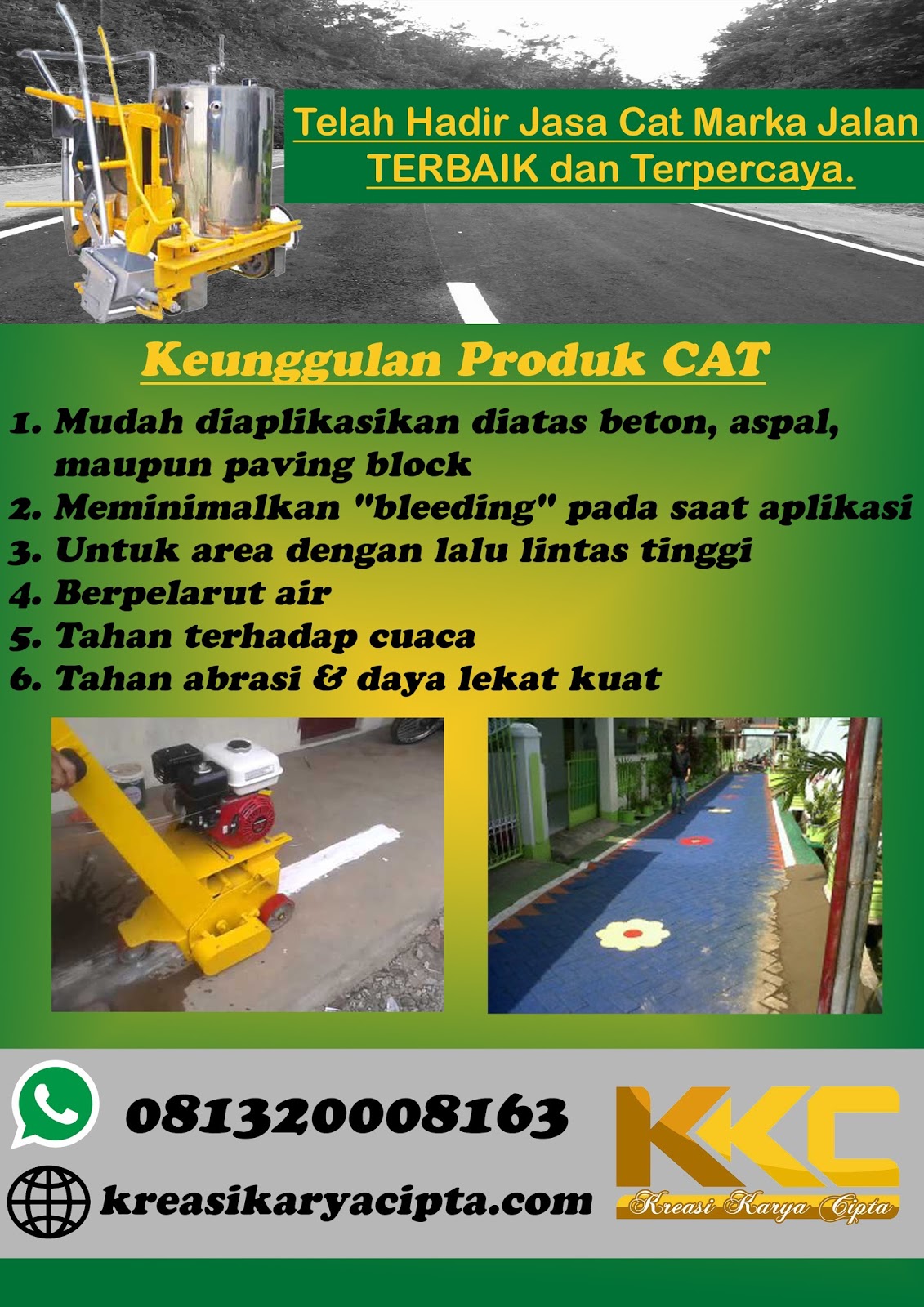 Telah Hadir Jasa Cat Marka Jalan TERBAIK dan Terpercaya