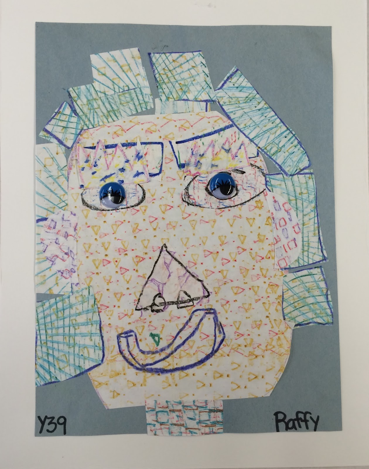 Ms. C's Artroom: Textured Portraits