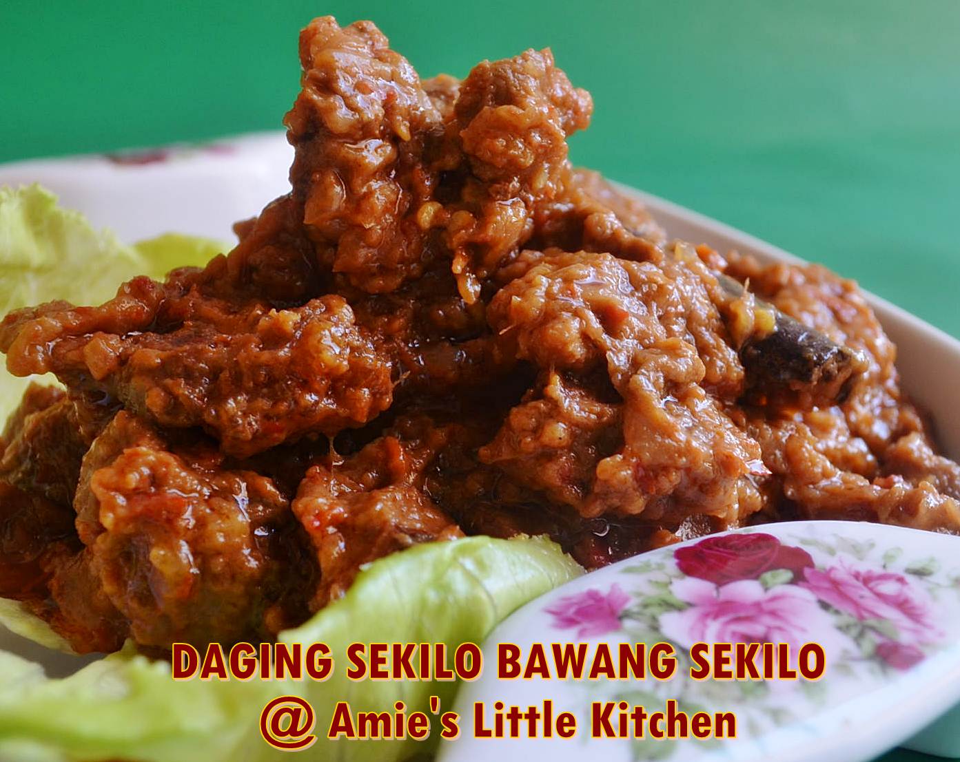 Sarapan Ketupat & Daging Sekilo Bawang Sekilo - Amie's Little Kitchen