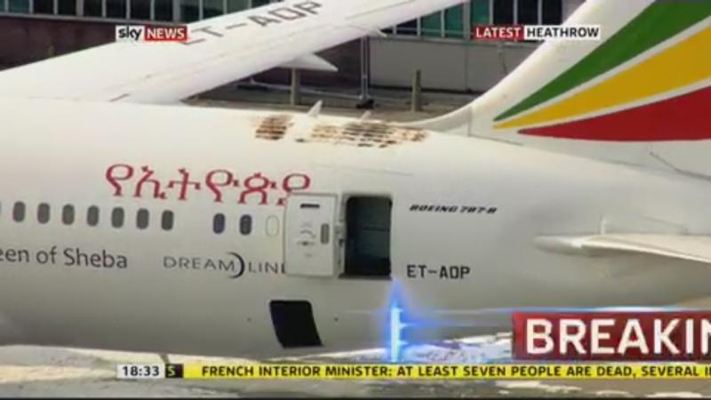The African Aviation Tribune •: UNITED KINGDOM: Fire aboard Ethiopian ...