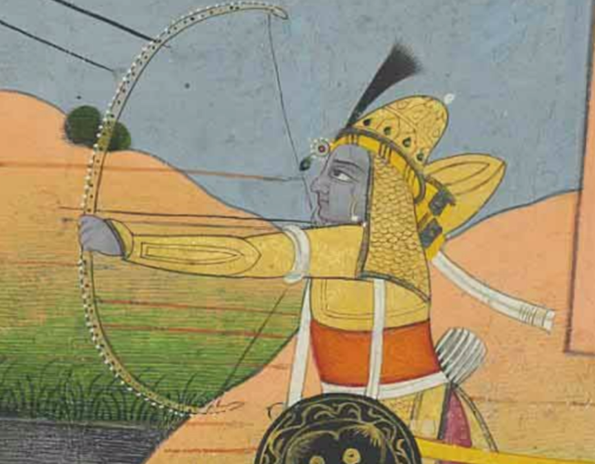 Indian Epics: Images and PDE Epics: Image: Rama Killing Khara and Dushana