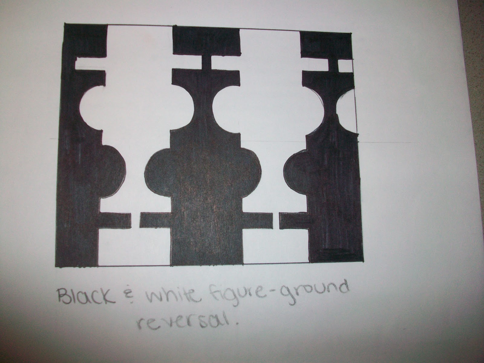 Alyssa's Blog: Black & White Figure Ground Reversal