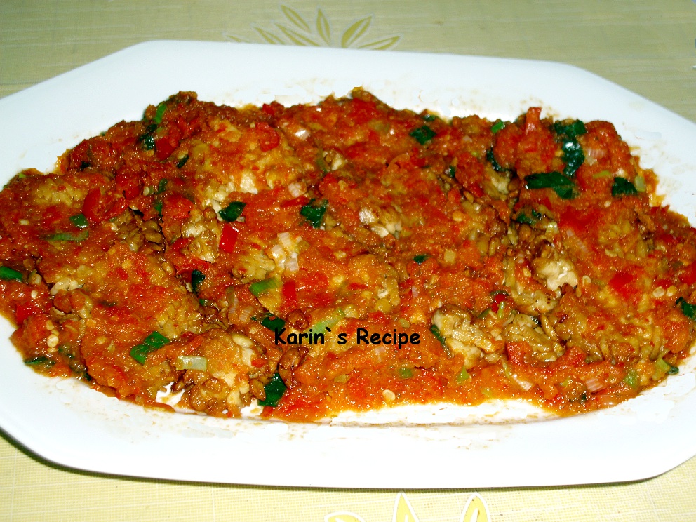 Karin's Recipe: Tempe Penyet (Bruised Fried Tempeh in Chili Paste)