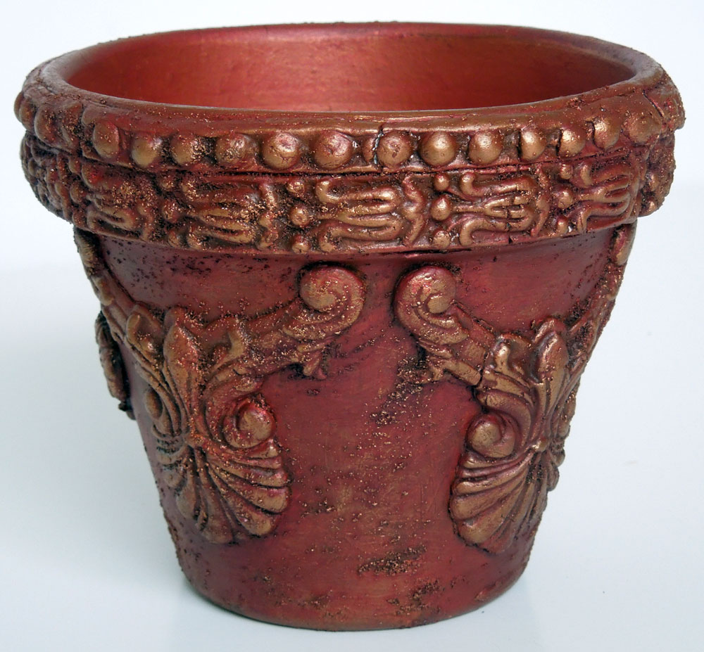 Inky Dinky Doodle: WOYWW #477: Altered terracotta pot