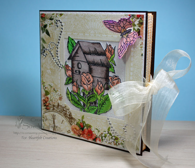 A Consuming Passion...: Heartfelt Creations - Book Card