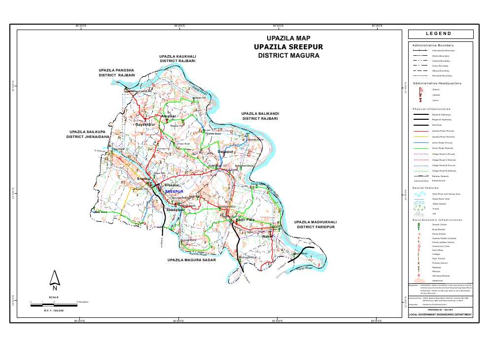 Mouza & Land Use Maps of Sreepur Upazila, Magura, Bangladesh - Tourism ...