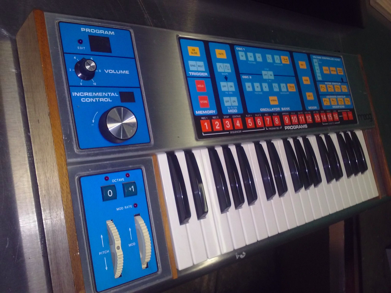 MATRIXSYNTH: 1981 Moog Source analog synthesizer with MIDI retrofi