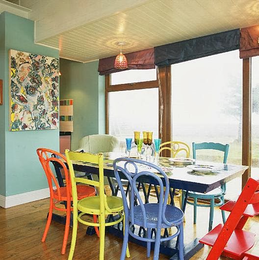 Comedores coloridos - Colores en Casa