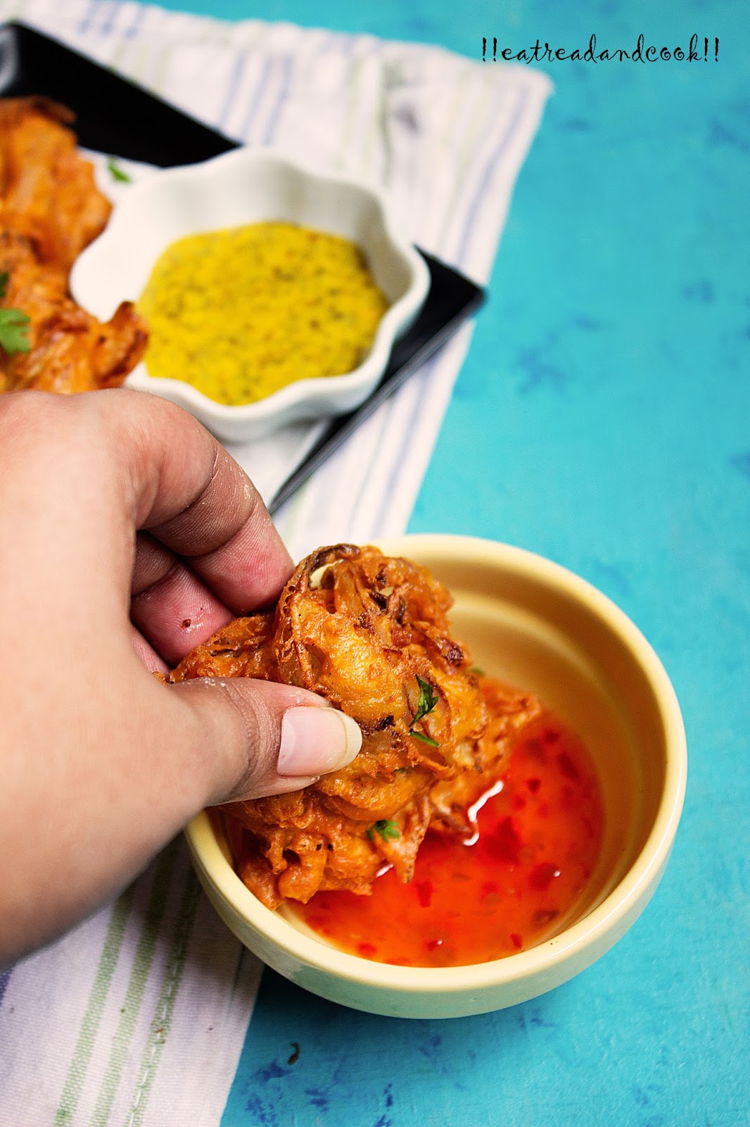 Pyaji / Onion Bhaji / Onion Fritters