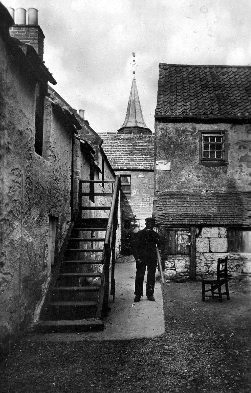 Tour Scotland: Old Photograph Threadneedle Street Stonehaven Scotland