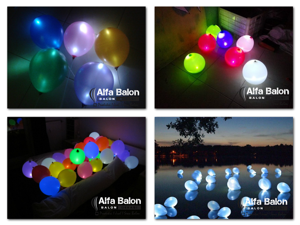 Jual Balon Gas LED | Balon LED Latex | Media Balon Indonesia