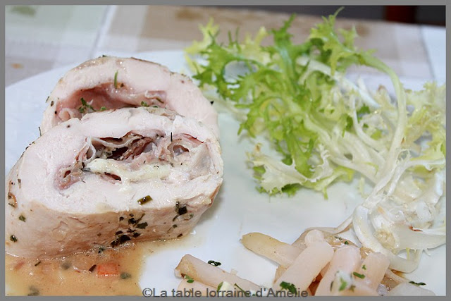 LA TABLE LORRAINE D'AMELIE: Filet de poulet roulé au jambon de parme et ...