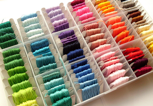 Bugs and Fishes by Lupin: A Rainbow of Embroidery Thread