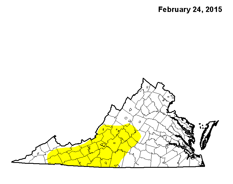 The High Knob Landform: Wet March 2015 & Virginia Precip Differences
