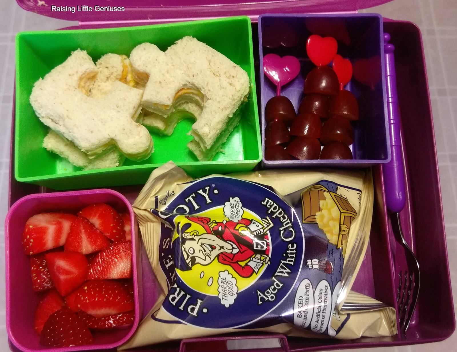 Raising Little Geniuses: Easy Cute School Lunch