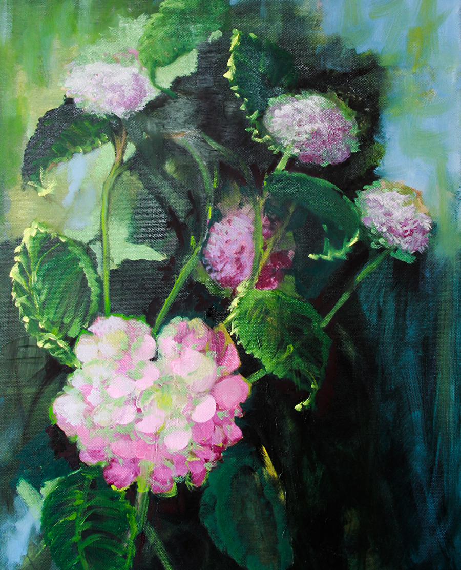 Susan Fowler Fine Art: Still Life Floral Fine Art Painting “Hydrangea ...