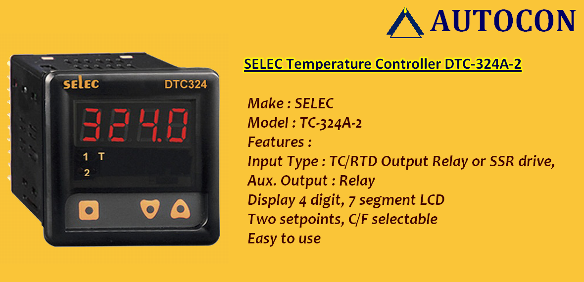 SELEC make Temperature Controller DTC-324A-2