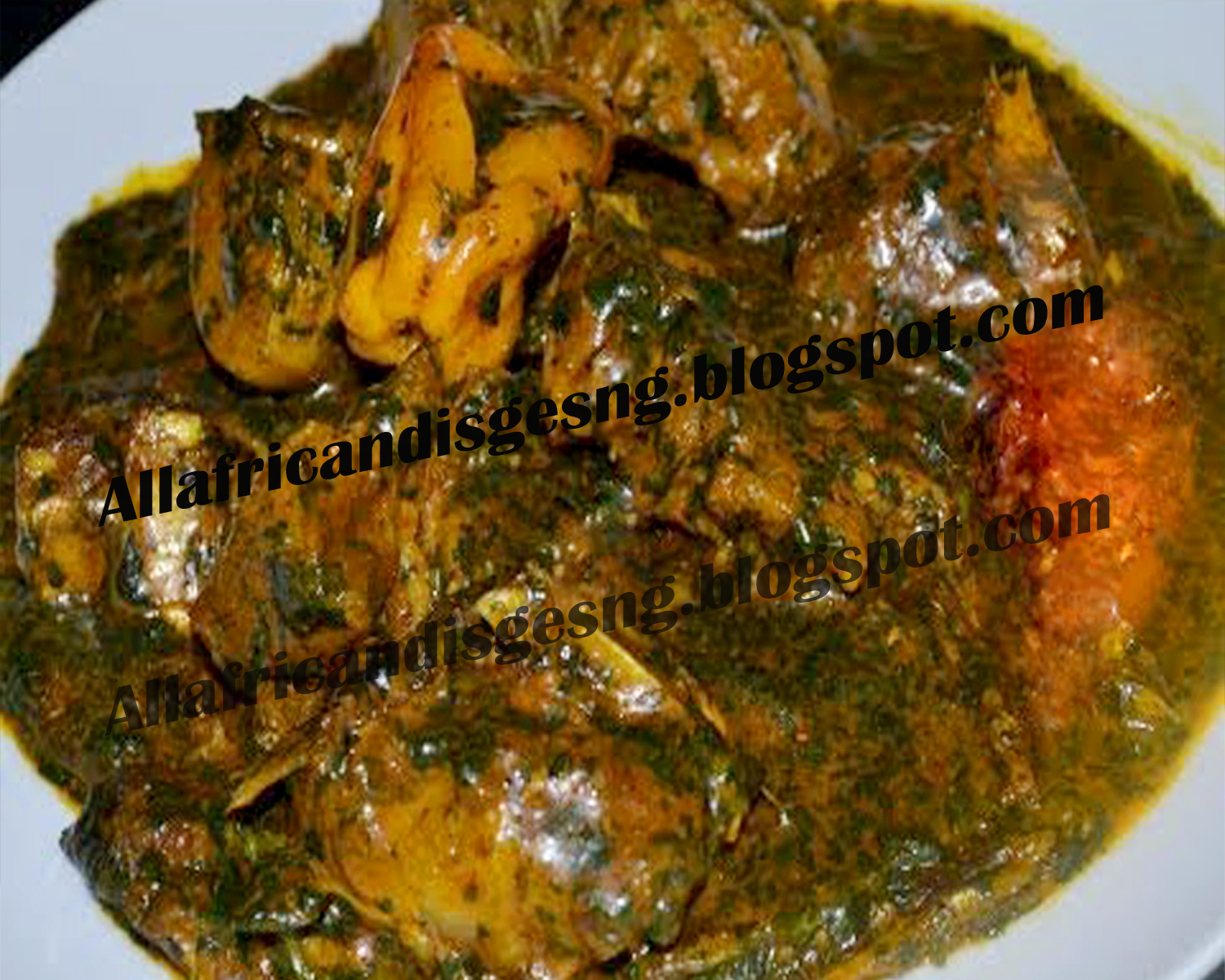 ALL AFRICAN DISHES: KPALA, ADEME, PALAVA JUTE LEAVE (TOGO RECIPES)