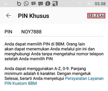Cara Buat PIN BBM Cantik Secara Gratis di Android - Nino Artikel