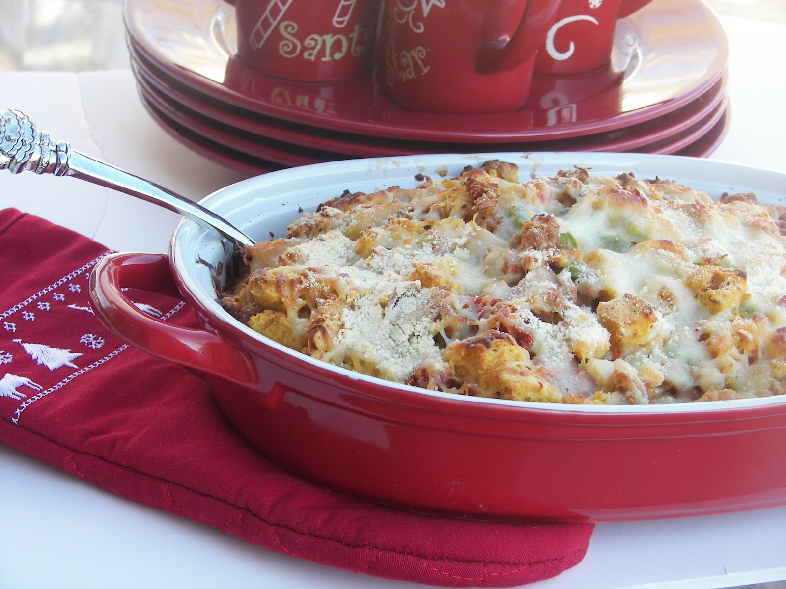 Red Couch Recipes: Italian Breakfast Strata and Hodgson Mill Giveaway ...