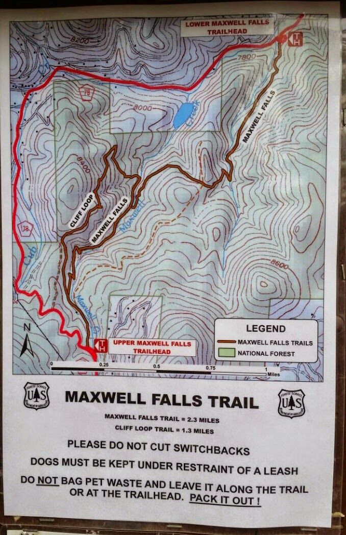 My Hiking Experience : Maxwell Falls Lower Trail and Cliff Loop trail