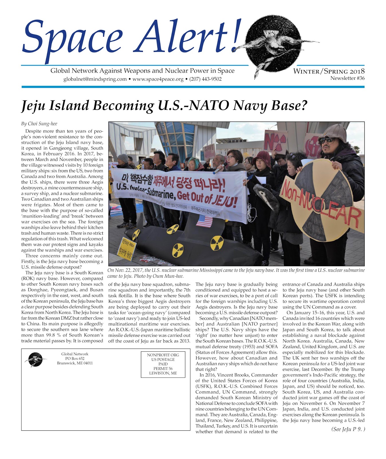 Organizing Notes: Latest Space Alert newsletter now online