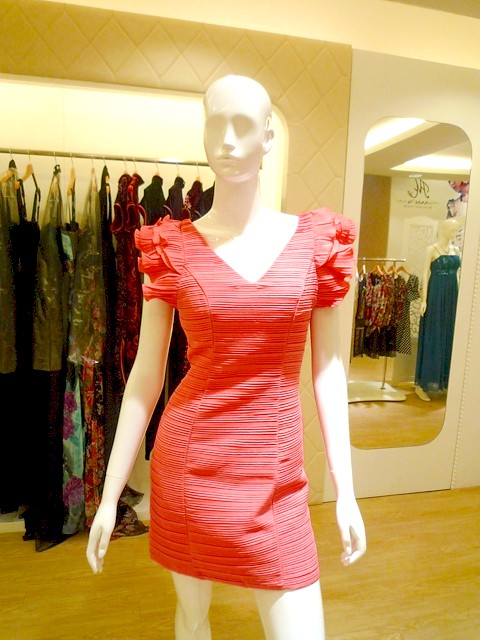 AME's Fashion High Tea: Pleated Fabric Tailored Dress
