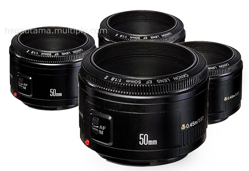 kolom hsgautama: Review lensa murmer Canon EF 50mm f/1.8 II