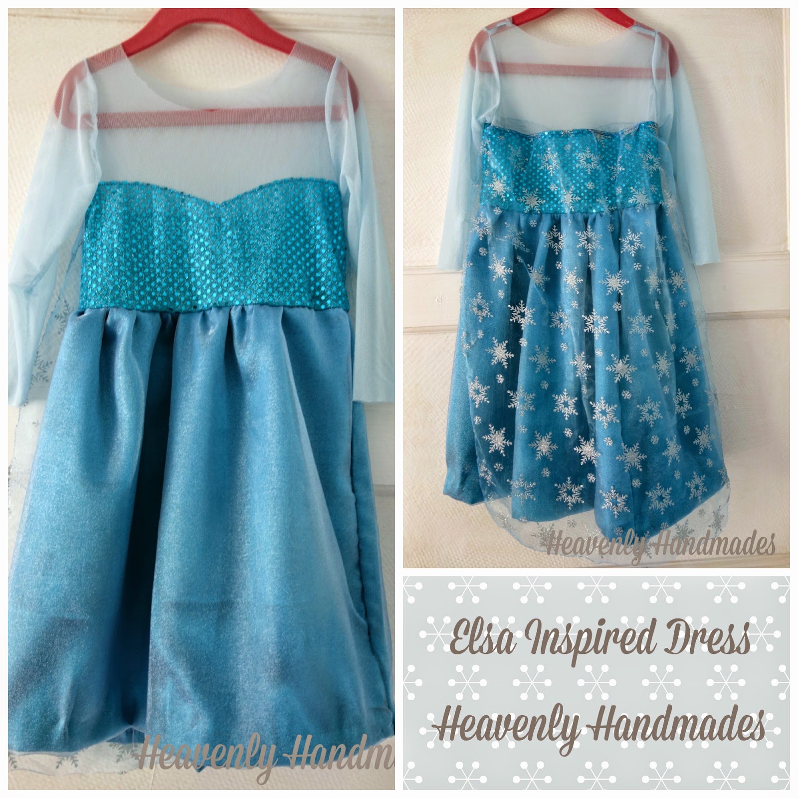 DIY Elsa from Frozen Dress ~ Heavenly Handmades