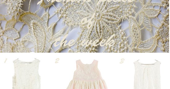 Pequeña Fashionista: El encaje está de moda