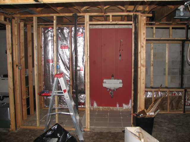 Basement Makeover: Mosaic Subway Tile Backsplash | Little House of Four ...