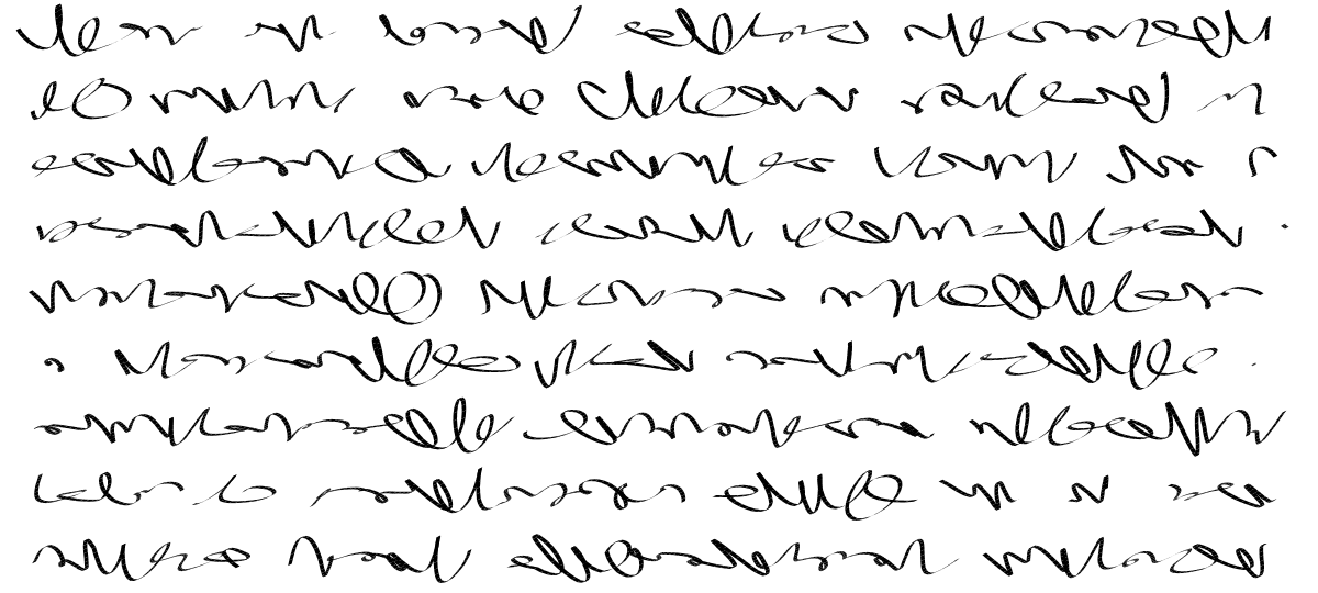 The New Post-literate: A Gallery Of Asemic Writing: Generative Asemic Writing from Lukasz Grabun