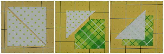 Log Cabin Quiltery: Scrappy Shamrock Tutorial