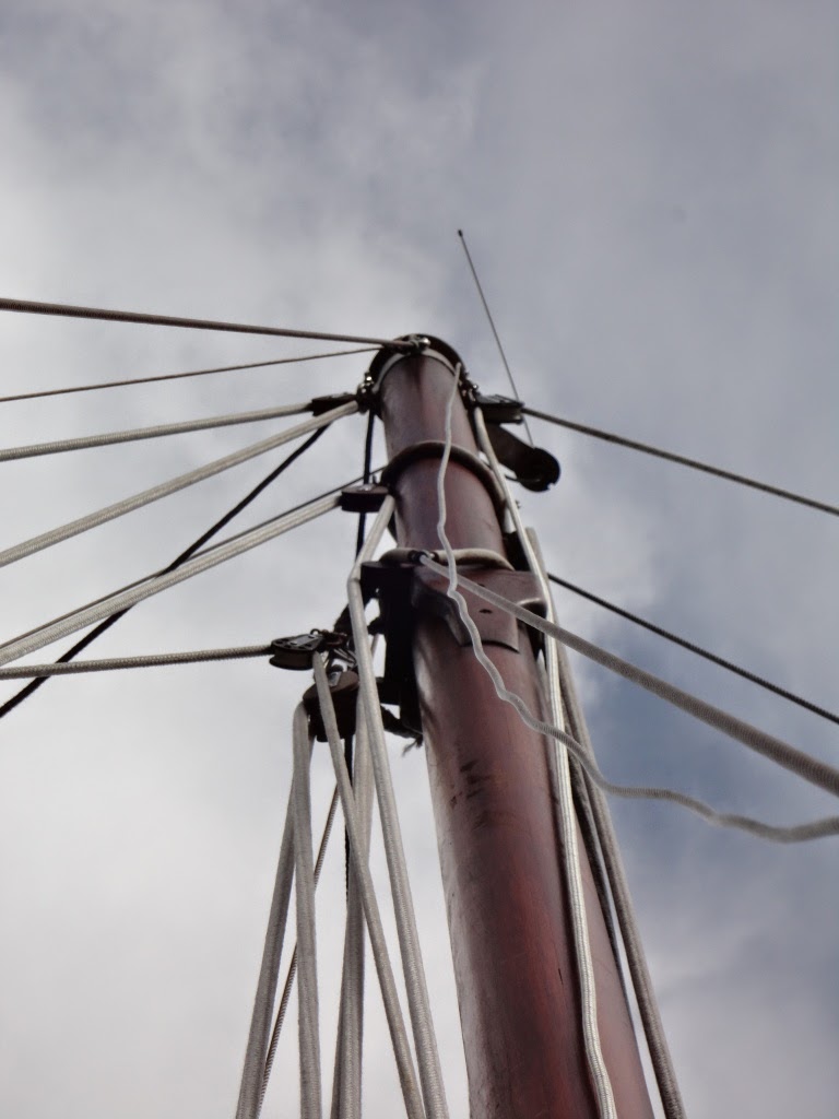 Winter Work on our 20' Heard Mevagissey Tosher: Mast and Rigging for ...