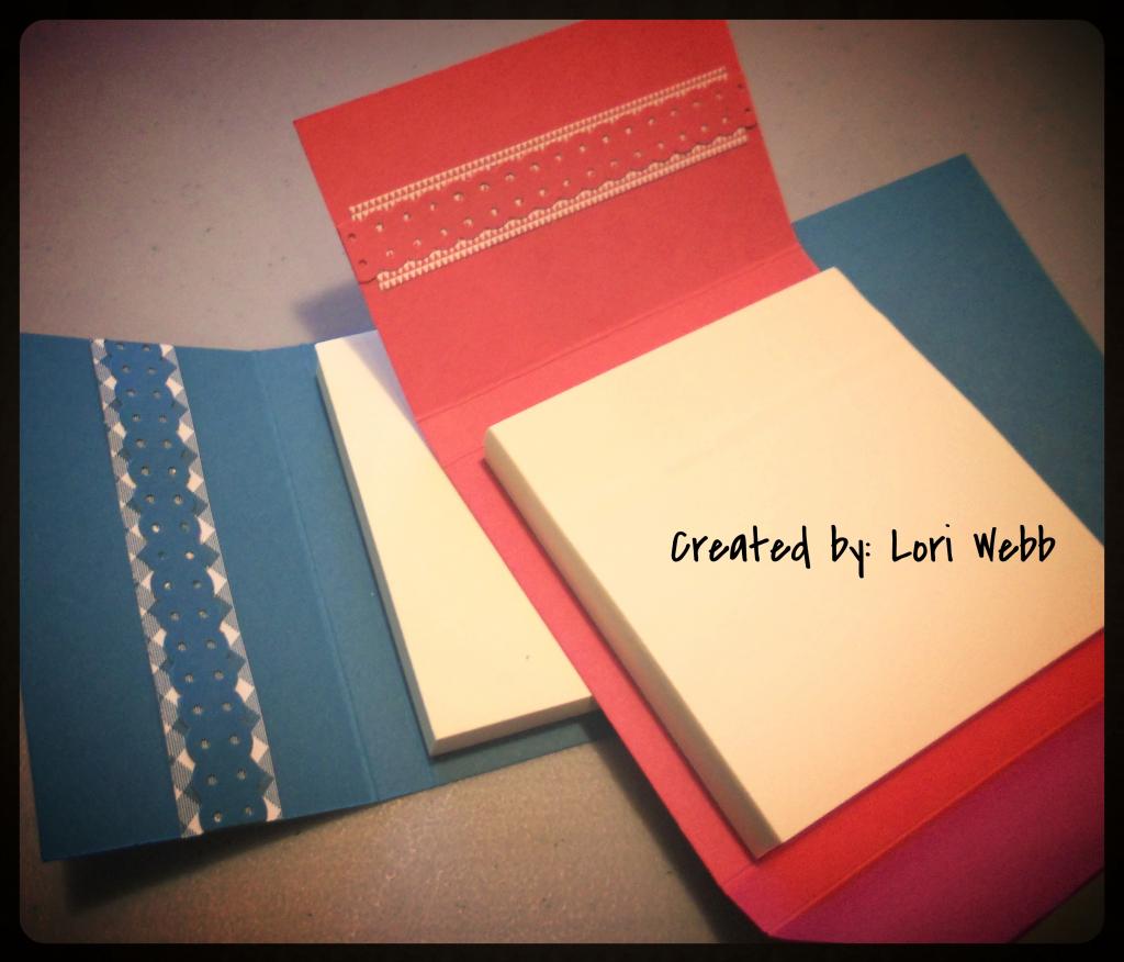Idyllwilde Studios: Easy Post-It Note Holder