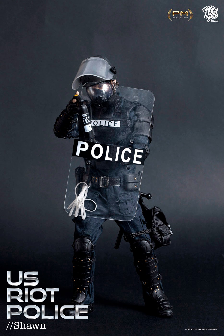 toyhaven: Incoming: ZCWO 1/6 scale United States Riot Police Sets A & B ...