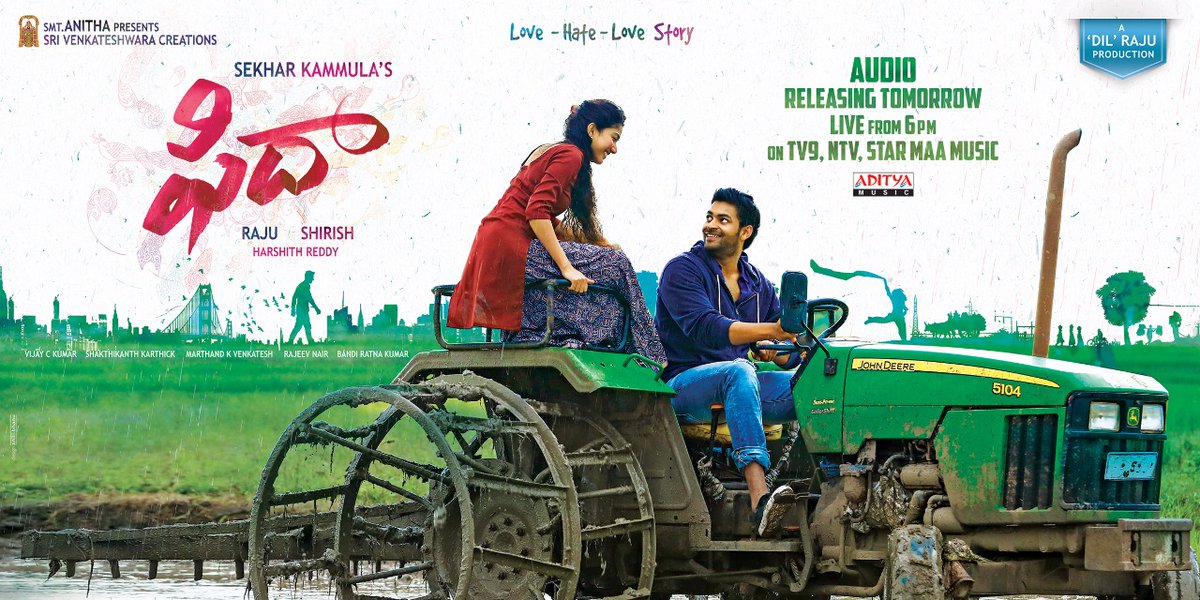 Telugu Movie Fida Posters