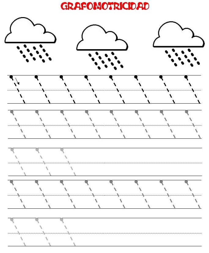 Ejercicios de lineas punteadas para preescolar - Imagui