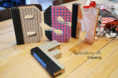 Adventures In Creating: Vintage Book Letters