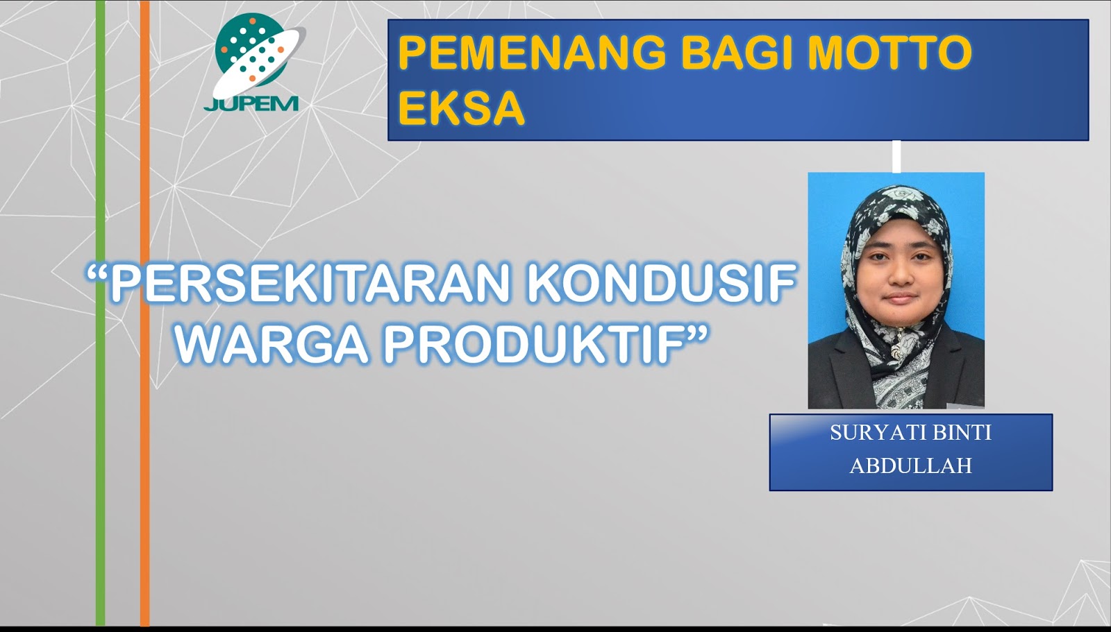 Laman Rasmi Ekosistem Kondusif Sektor Awam (EKSA): November 2016