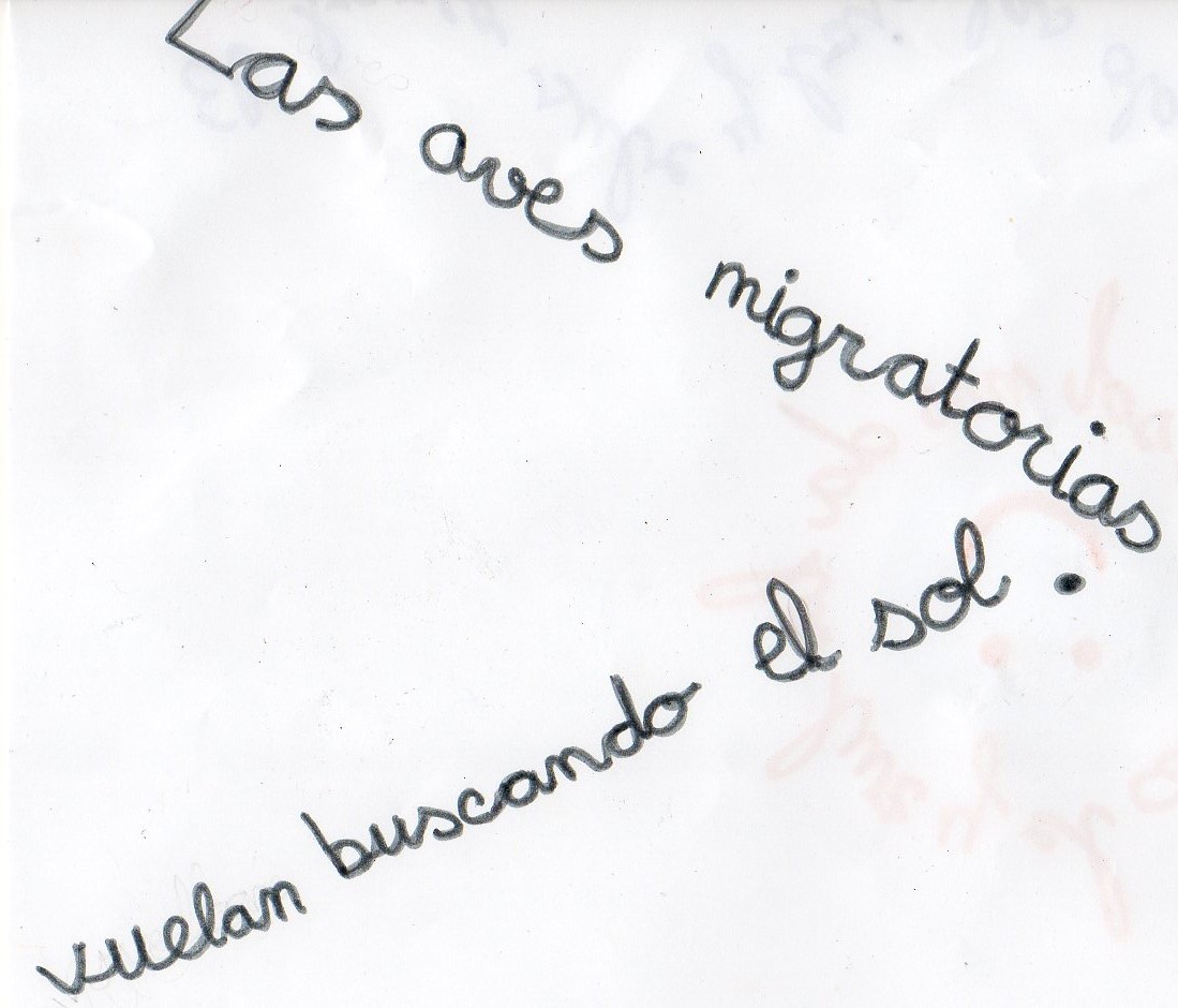 CUARTO LITERARIO: CALIGRAMAS DE PRIMAVERA