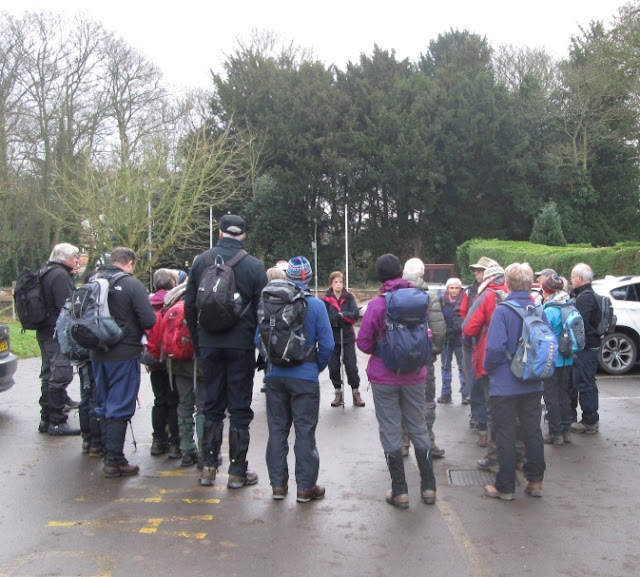 Vale of Belvoir Ramblers: Oxton, 8th January 2017