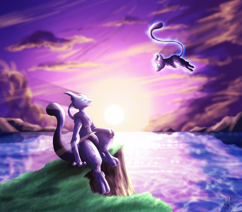 A Dupla Mew: Mew e Mewtwo