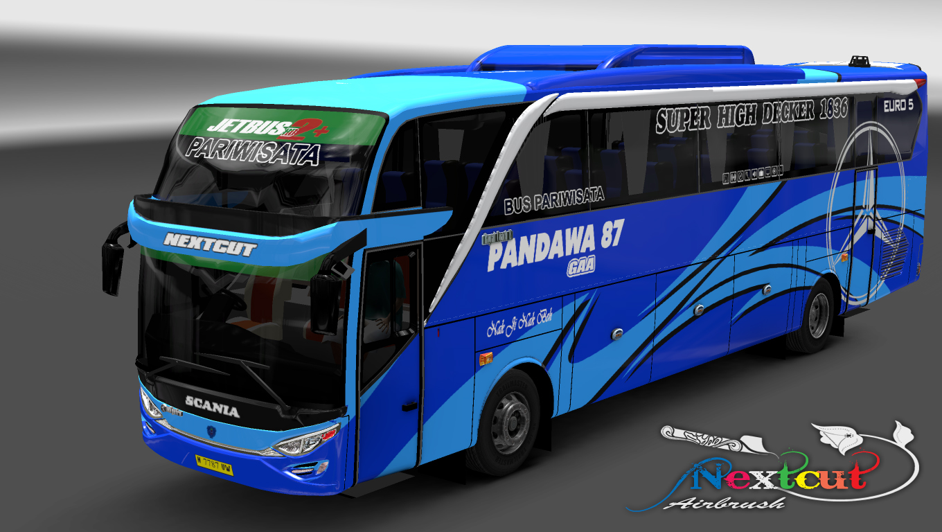Younger's Nextcut: Livery PANDAWA 87 biru SHD V7 MN