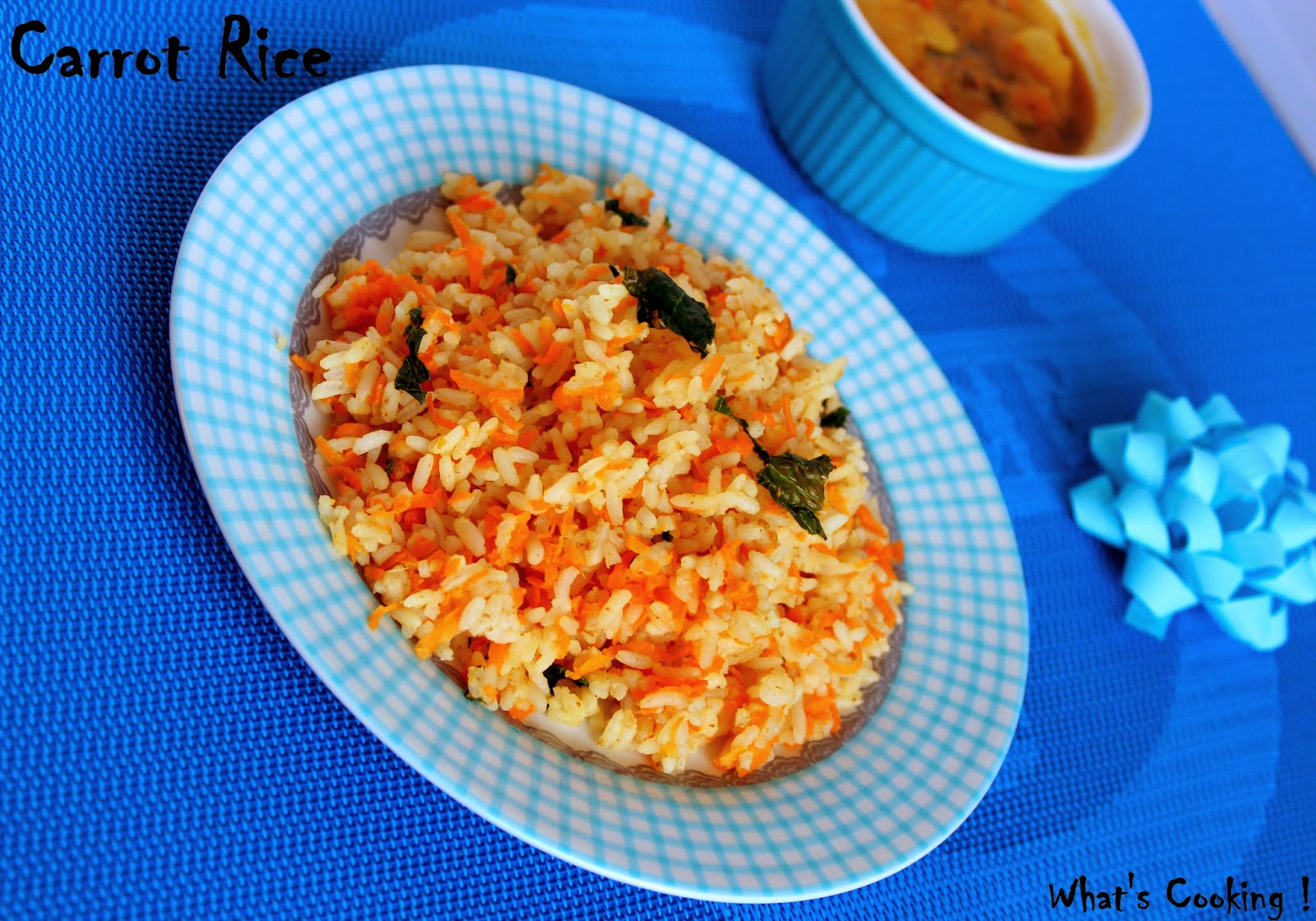 The Noisy Kitchen : Carrot Rice